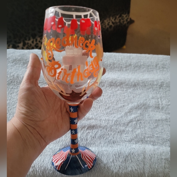 Kitchen | Hand Painted Redneck Birthday Glass Really Nice Glass | Poshmark